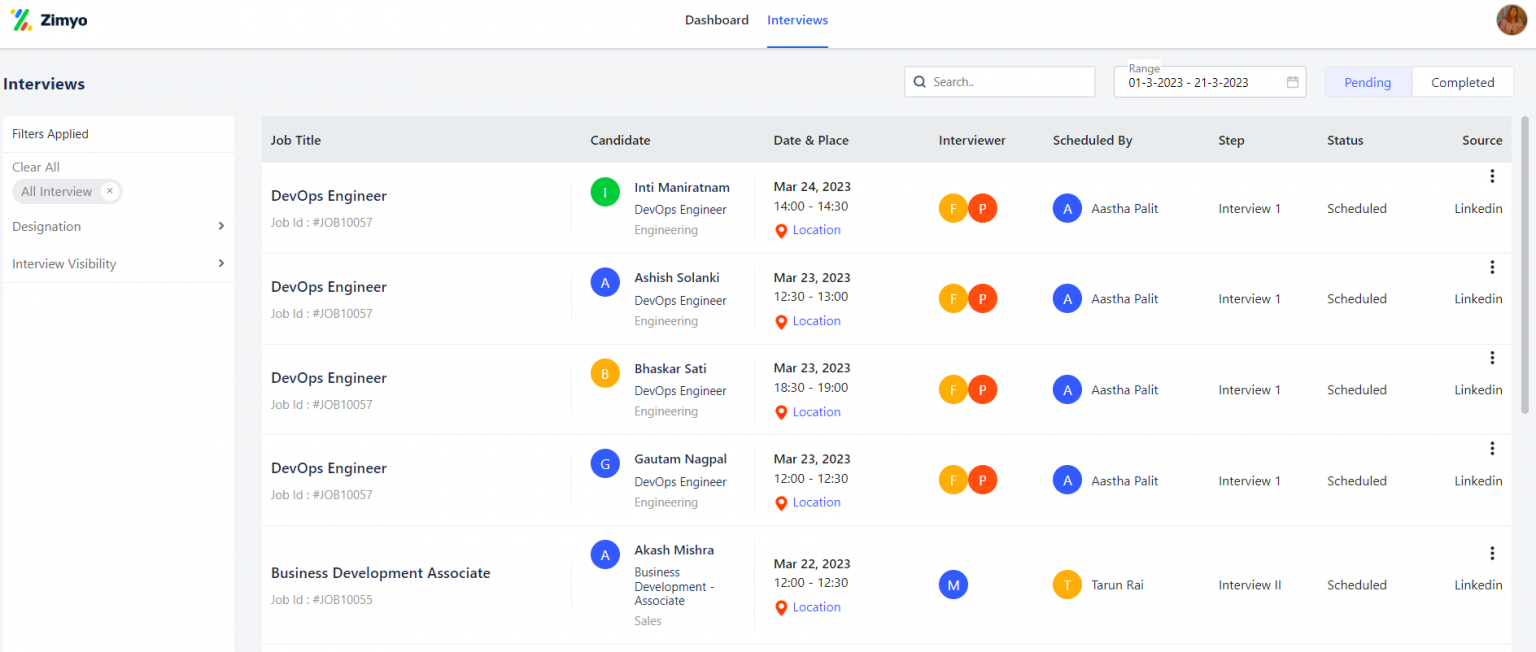 Top 10 Recruitment Software in India – Zimyo HRMS