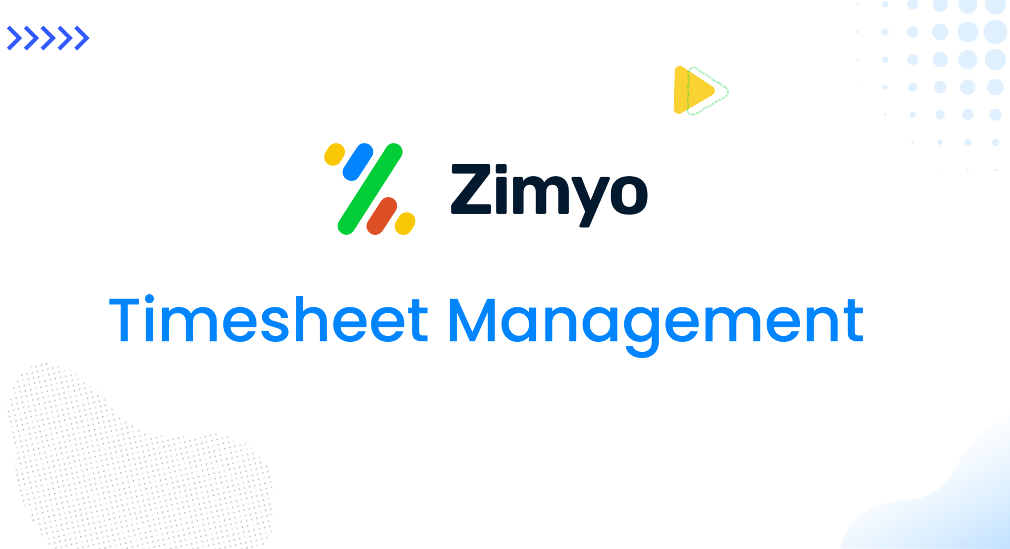 Timesheet Software | Time Tracking | Zimyo HRMS
